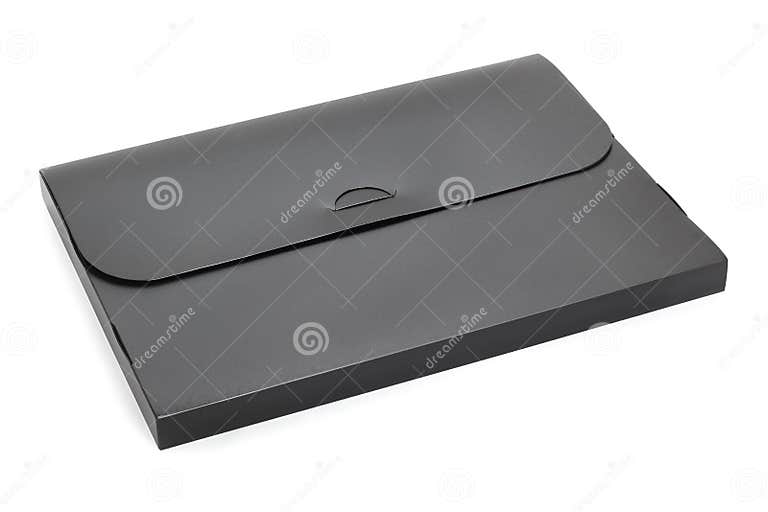 Black Plastic Folder stock photo. Image of office, packet - 106726676
