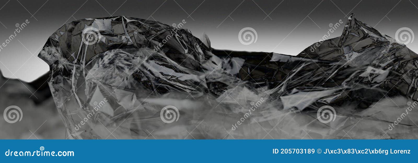 Black Plastic Foil with Reflection Lights Background Stock Image ...