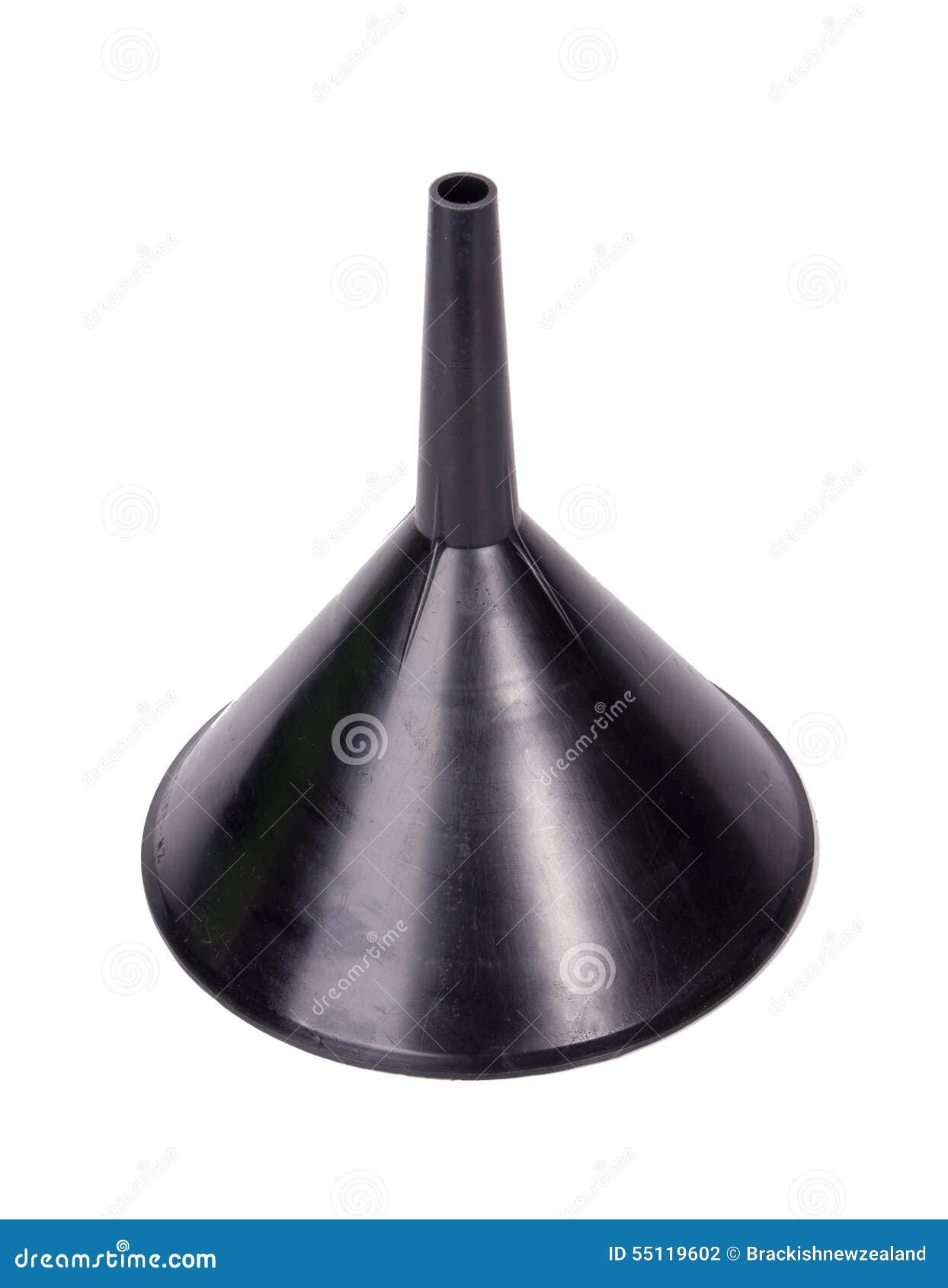 Black plastic funnel stock photo. Image of equipment - 55119602