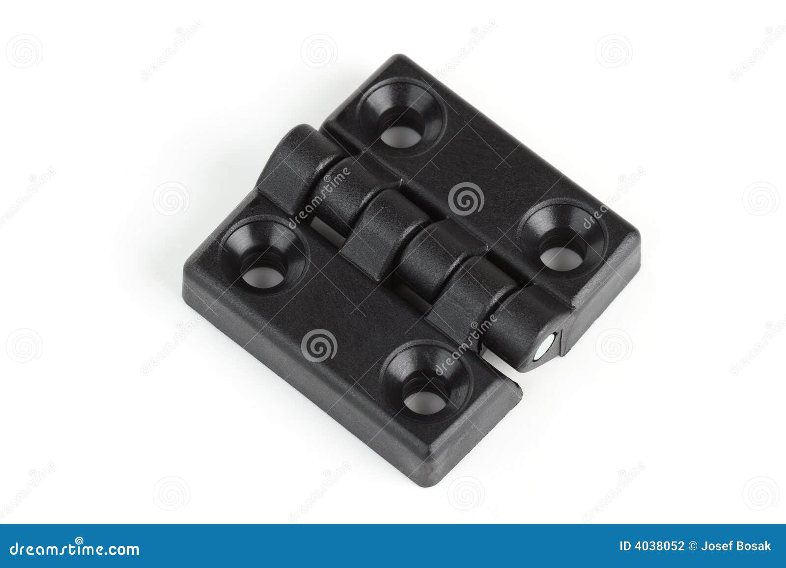 Black plastic hinge stock photo. Image of isolated, connects - 4038052