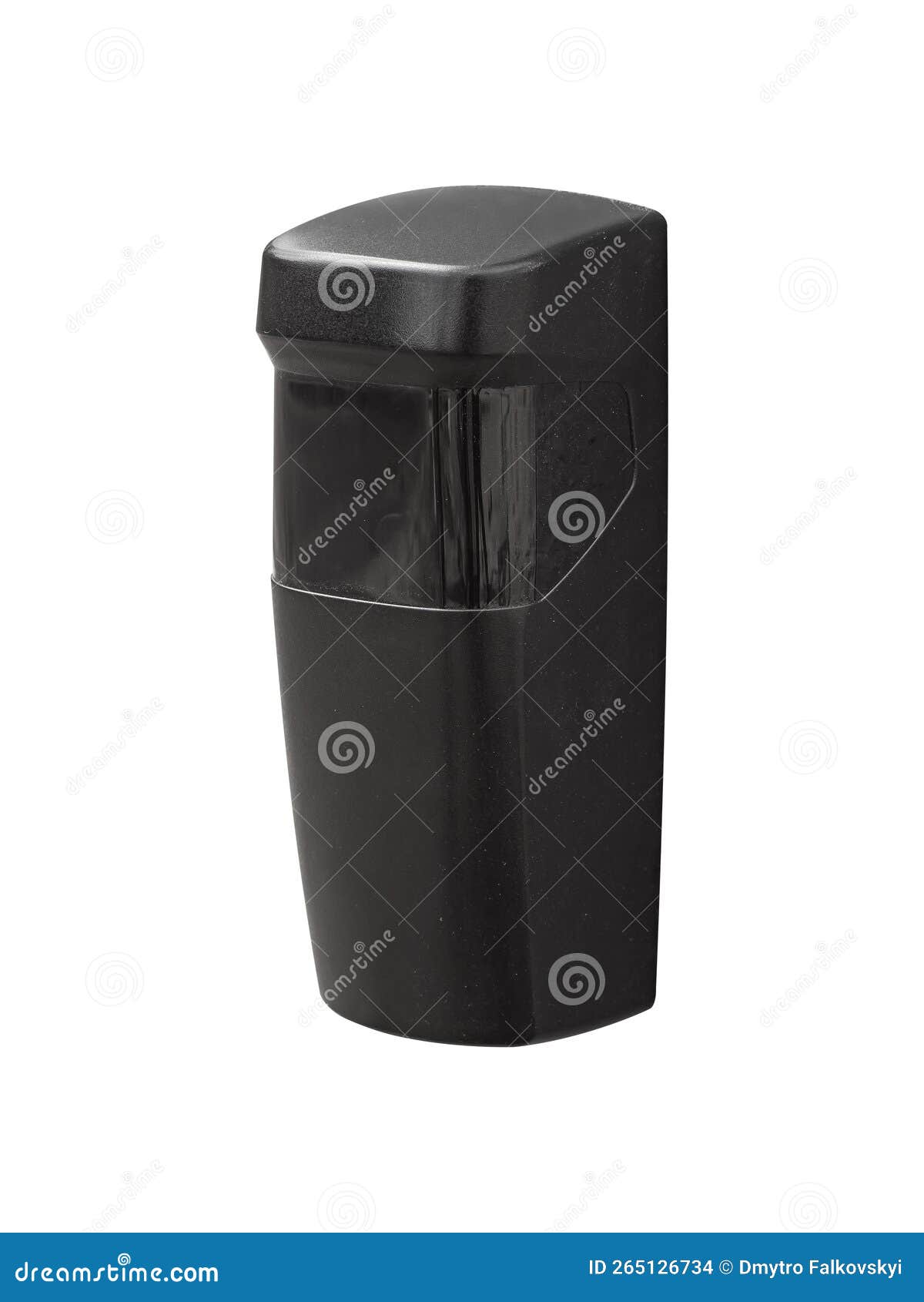 Black Plastic Infrared Sensor Isolated on White Stock Photo - Image of ...