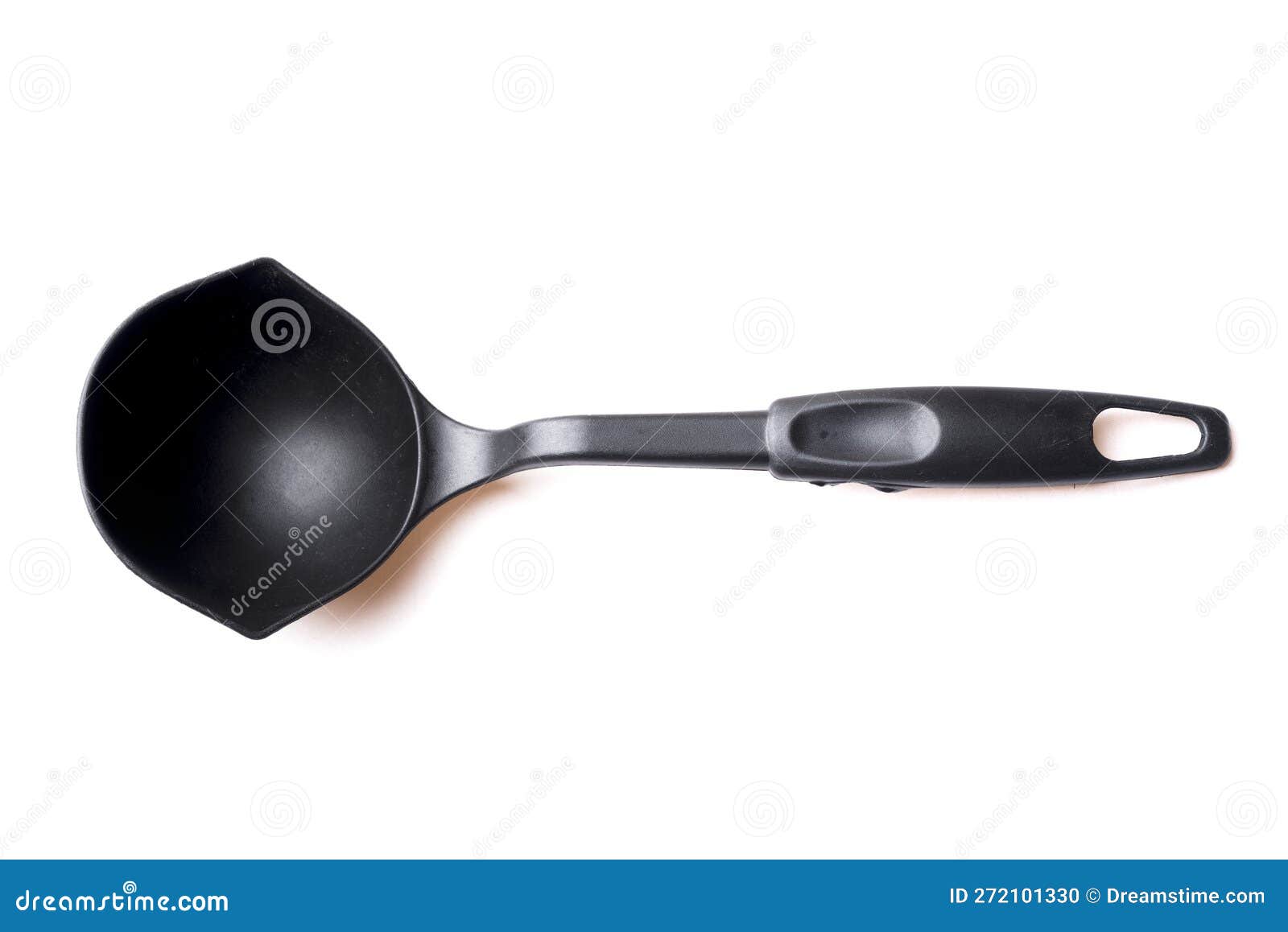 Black plastic ladle stock photo. Image of tool, dipper - 272101330