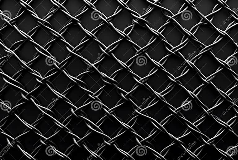 Black Plastic Mesh Texture Seamless Pattern Stock Illustration ...