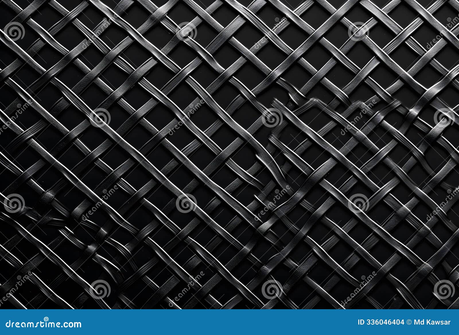 Black Plastic Mesh Texture Seamless Pattern Stock Illustration ...