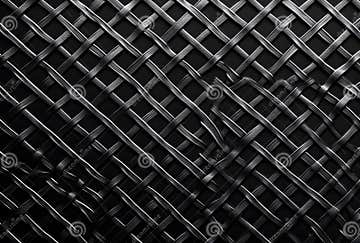 Black Plastic Mesh Texture Seamless Pattern Stock Illustration ...