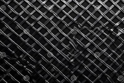 Black Plastic Mesh Texture Seamless Pattern Stock Illustration ...