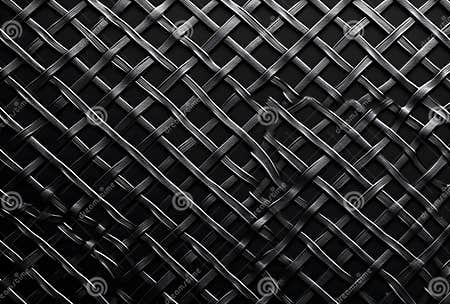 Black Plastic Mesh Texture Seamless Pattern Stock Illustration ...