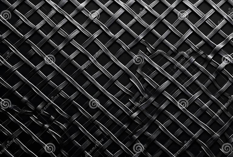 Black Plastic Mesh Texture Seamless Pattern Stock Illustration ...