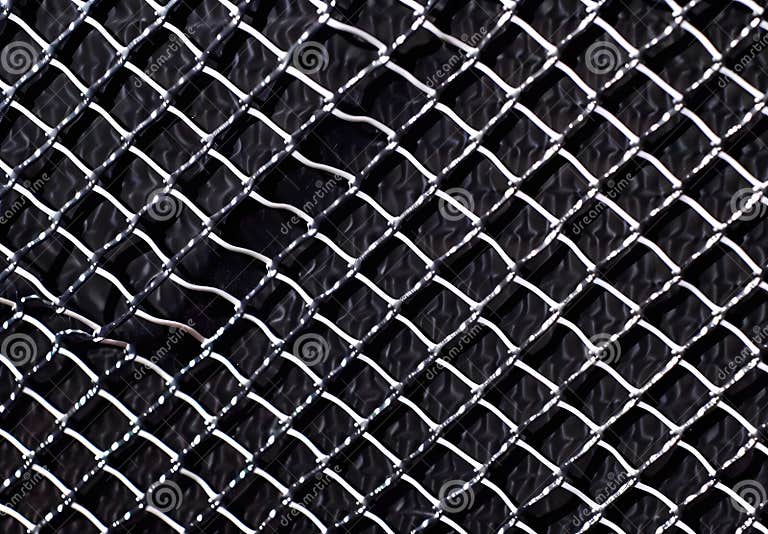 Black Plastic Mesh with White Fishnet Pattern Stock Illustration ...