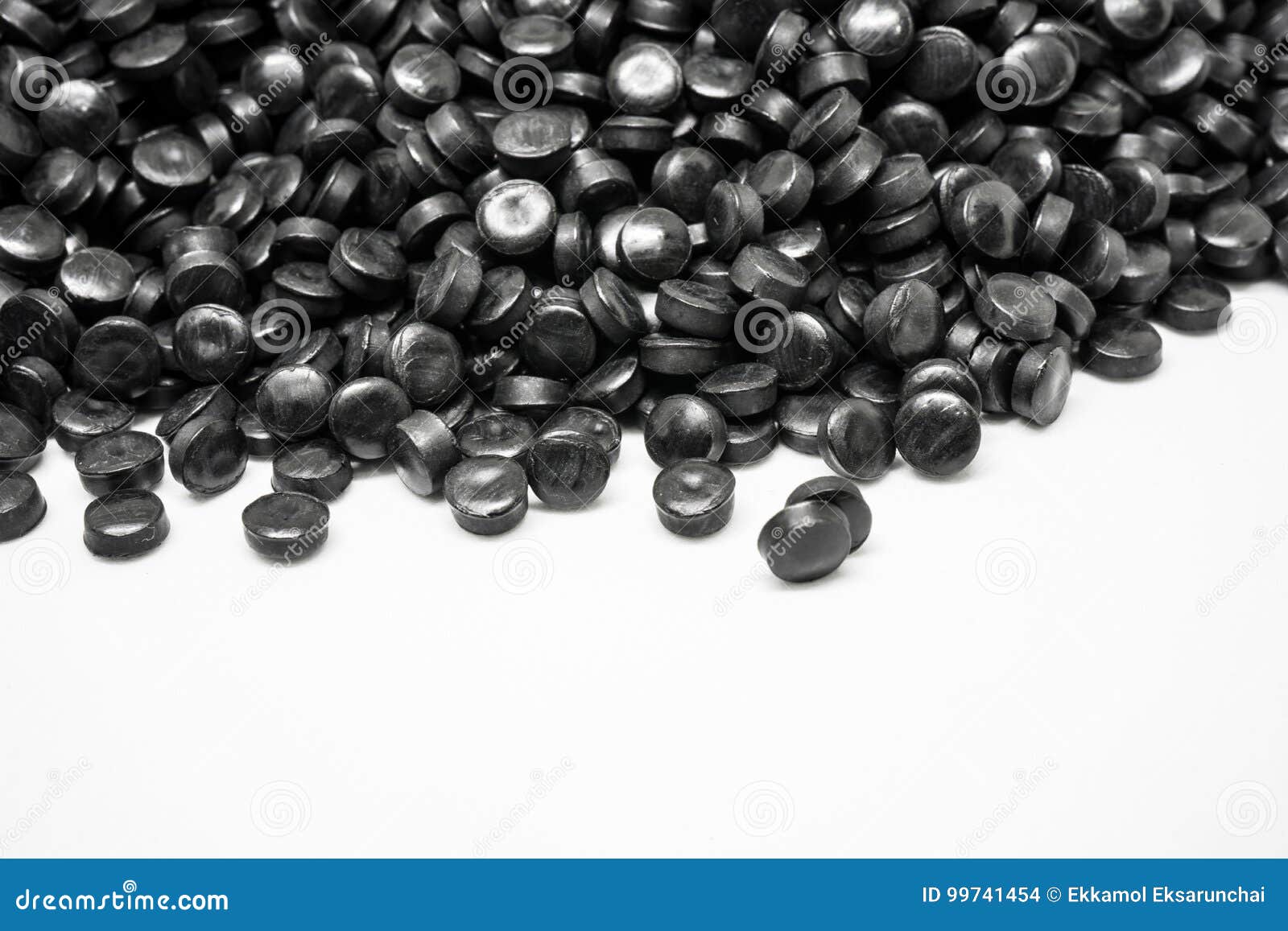 Plastic pellets. stock photo. Image of chemical, extrusion - 99741454