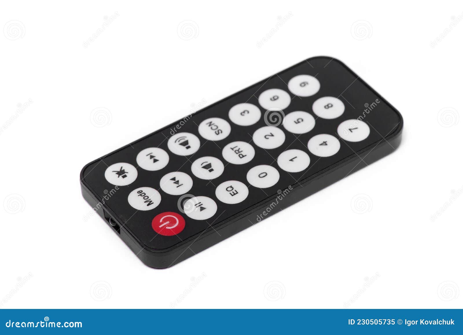 Black Plastic Remote Control Stock Image - Image of audio, controller ...