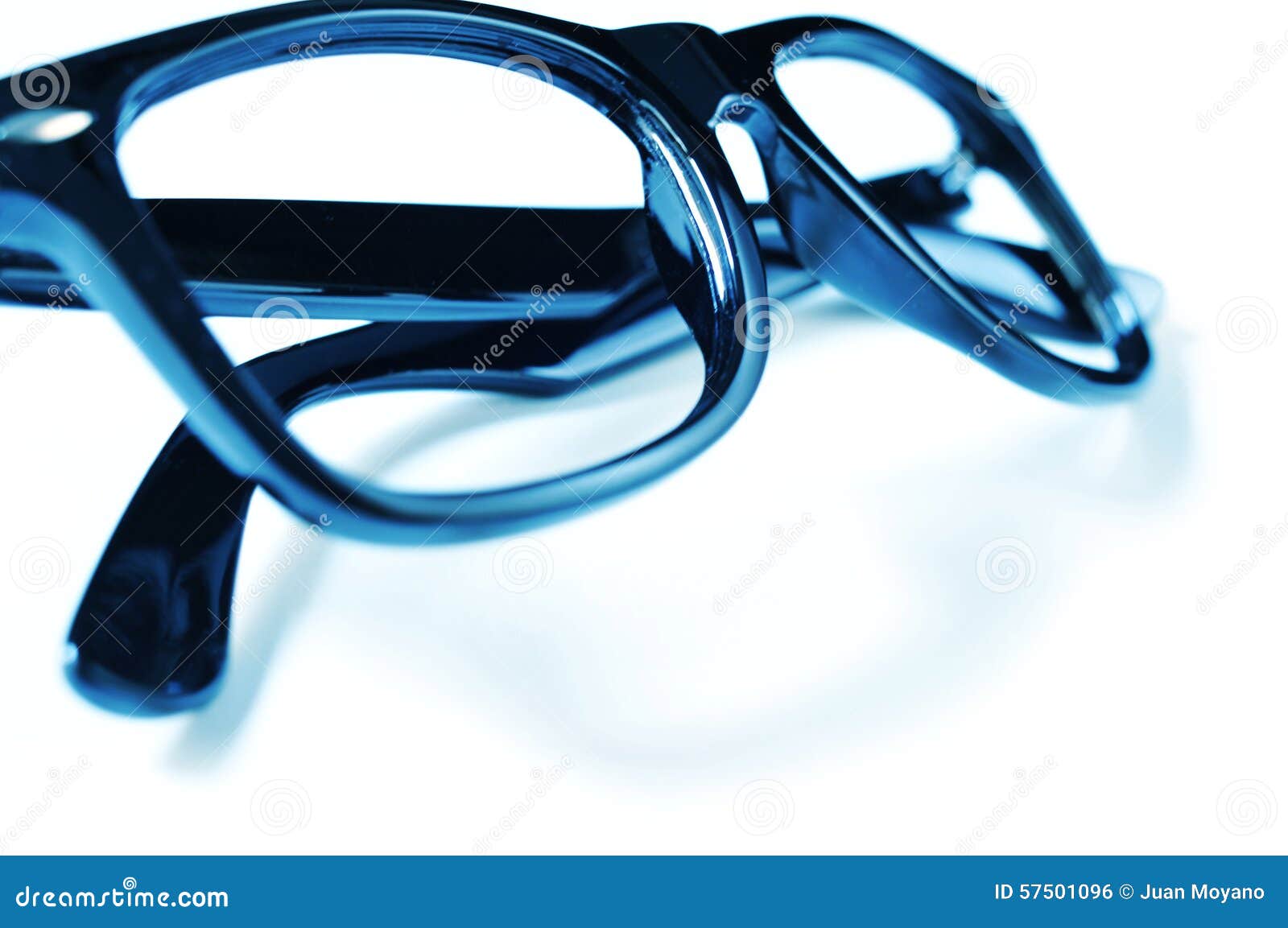Black Plastic Rimmed Eyeglasses Stock Photo - Image of oculist ...