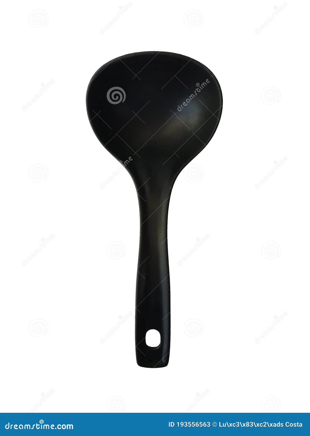 Black plastic spoon stock image. Image of kitchenware - 193556563