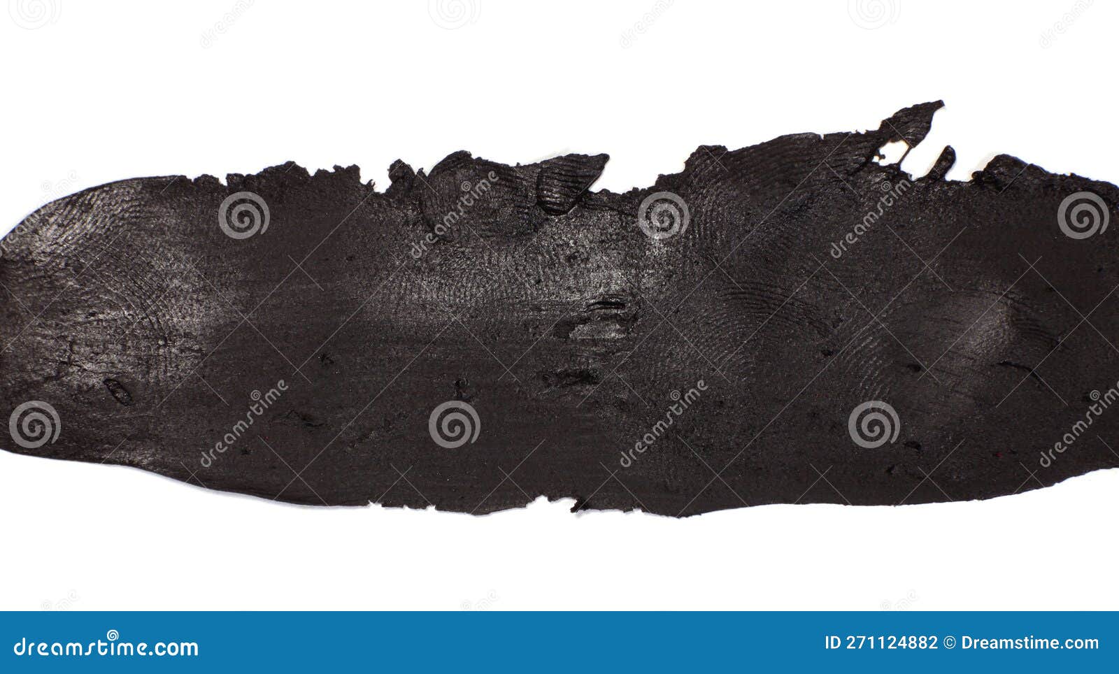 Black Plasticine Isolated on White Background Stock Photo - Image of ...