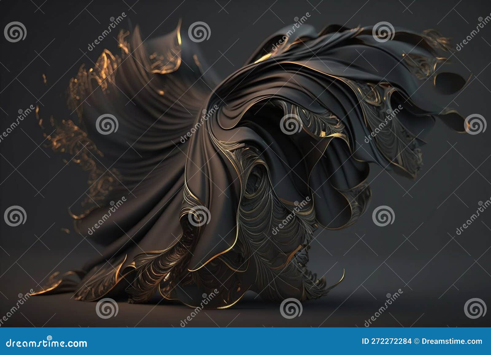 Pleated Black And White Copy Space Stock Photo | CartoonDealer.com ...