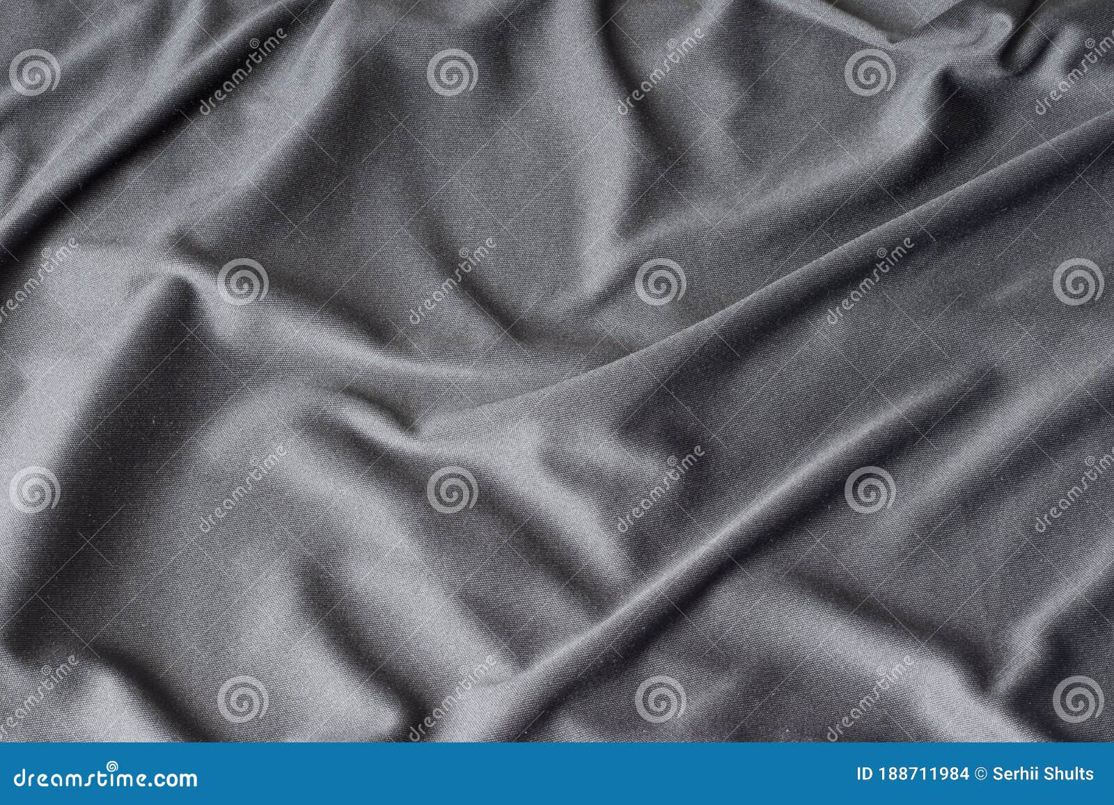Black Pleated Fabric. Plisse Fabric Background Texture Royalty-Free ...