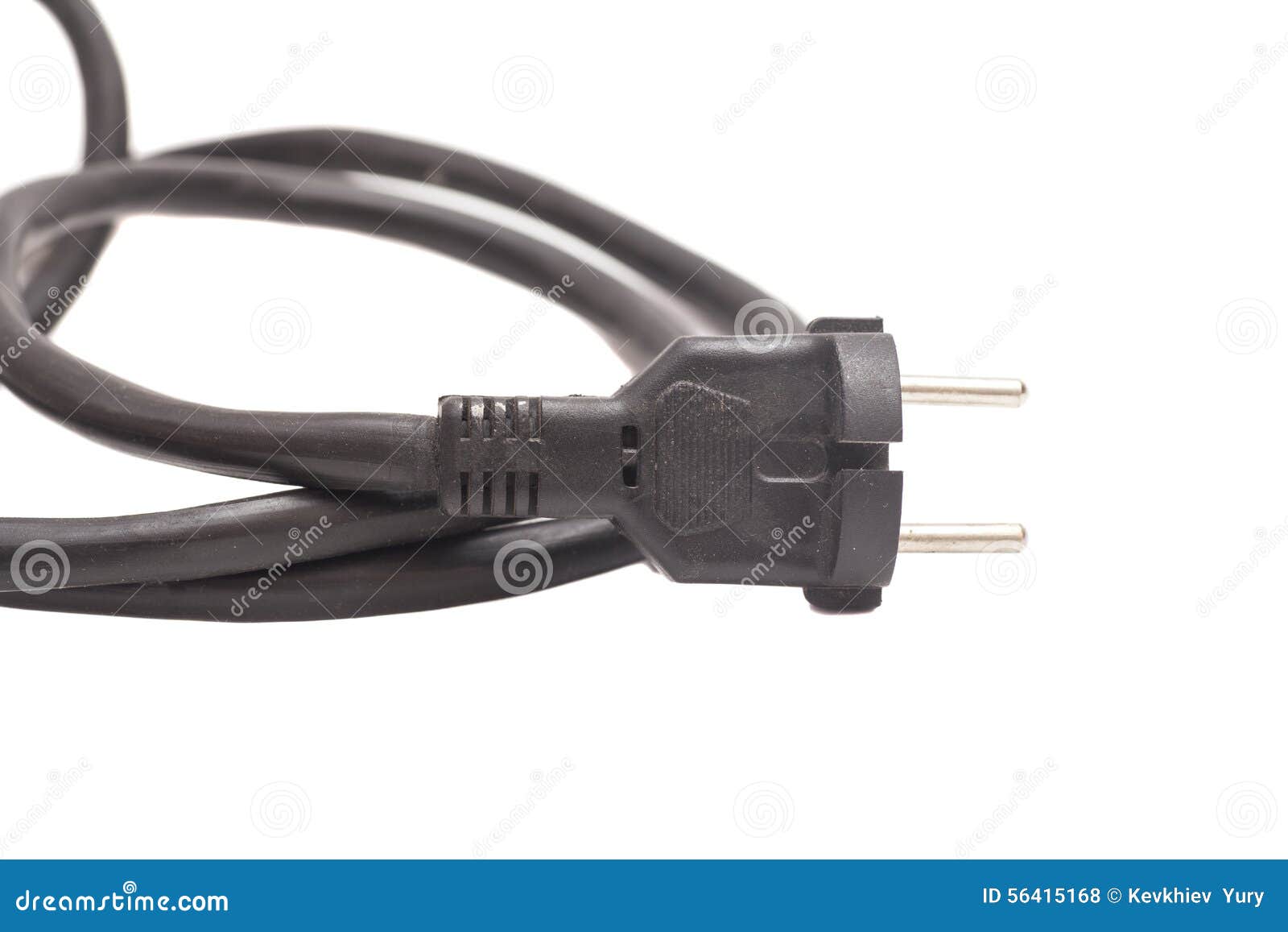 Black plug stock photo. Image of equipment, extension - 56415168