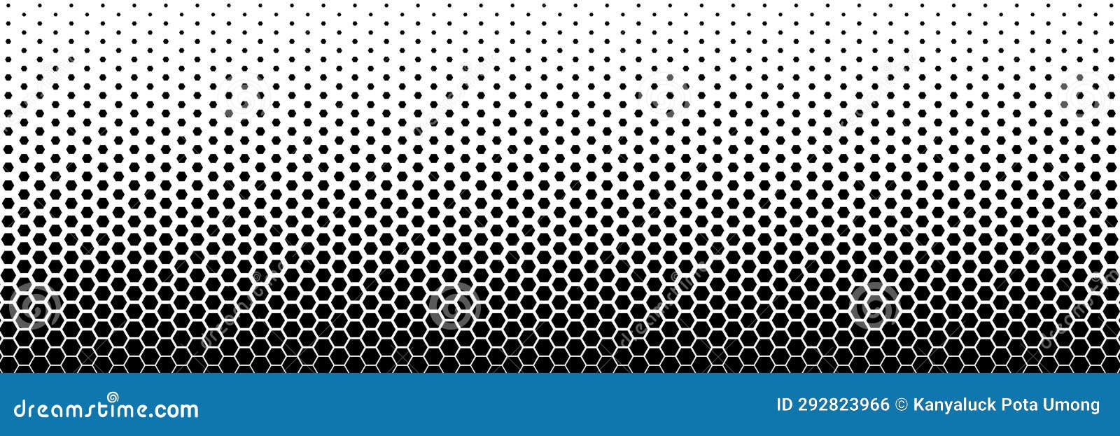 Black Polygon Halftone Dots Have a Black and White Effect Stock ...