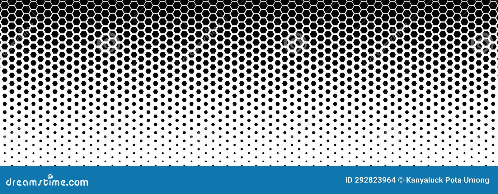 Black Polygon Halftone Dots Have a Black and White Effect. Stock ...