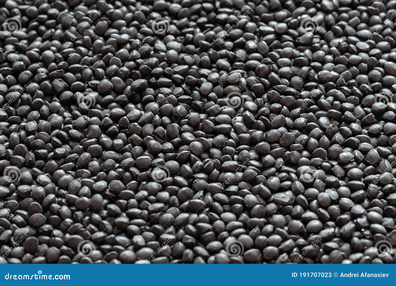 Black Polymer Dye in Granules, Background Texture Stock Image - Image ...