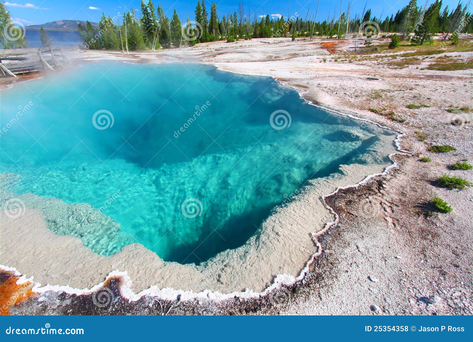 Black Pool Yellowstone National Park Stock Photo - Image of pool ...