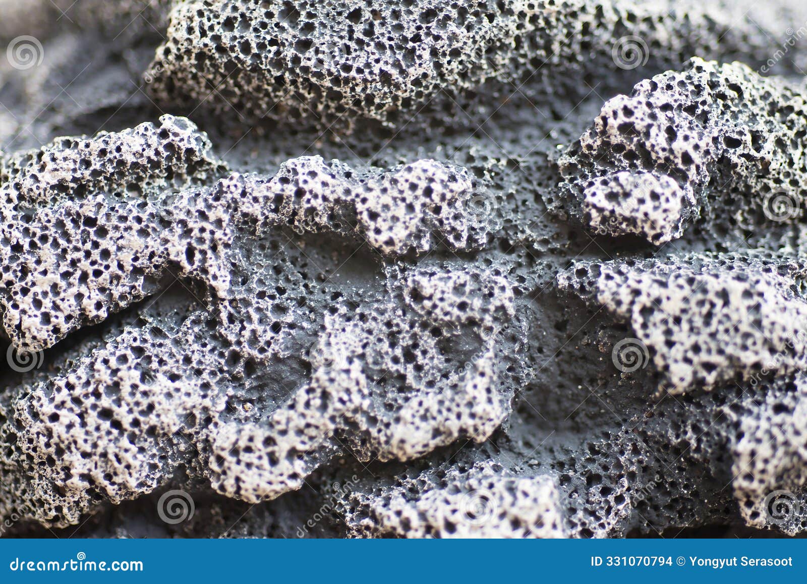 Black and Porous Concrete Surfaces that are Large and Rough Stock Photo ...