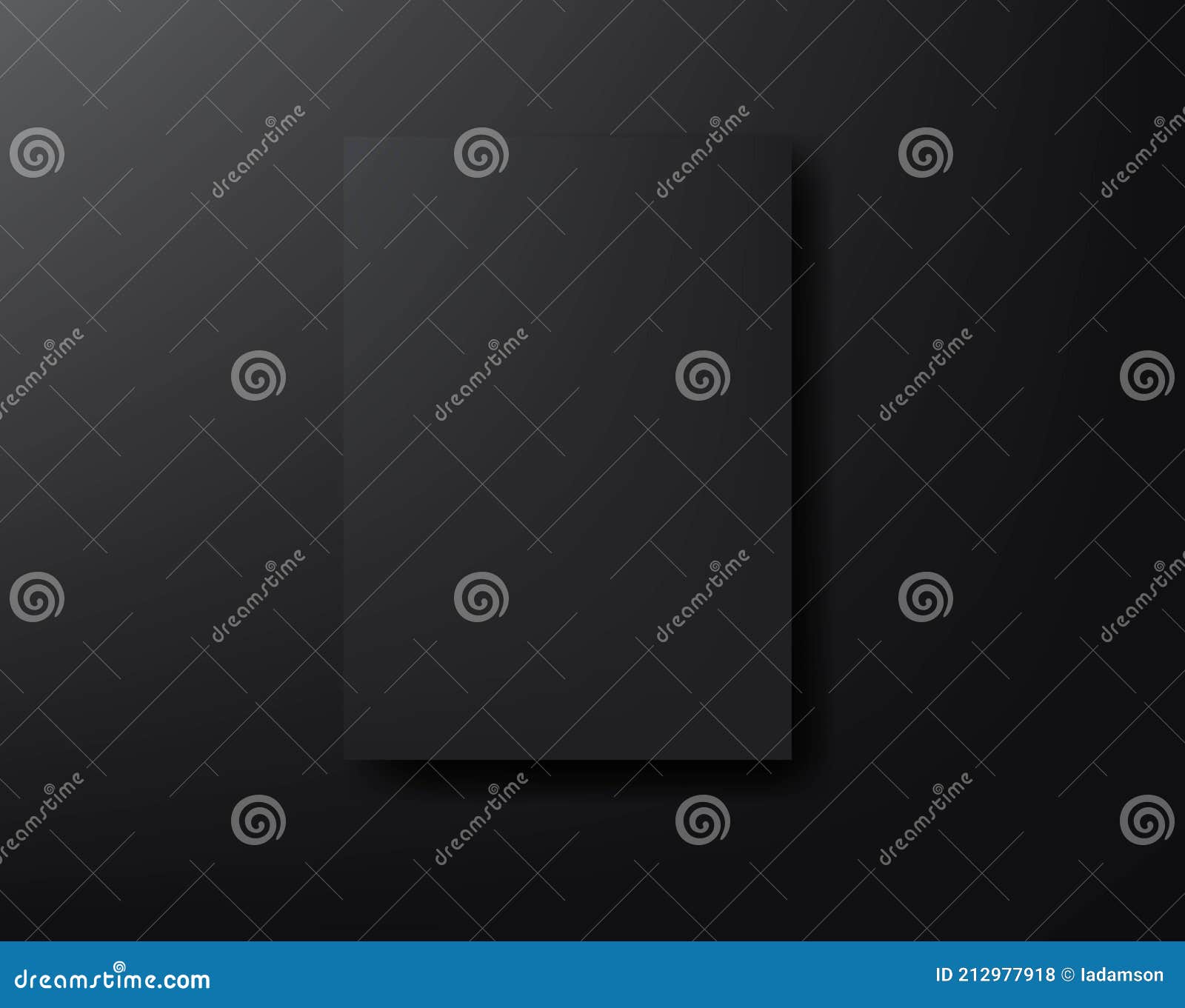Black Poster with Black Background Stock Illustration - Illustration of ...