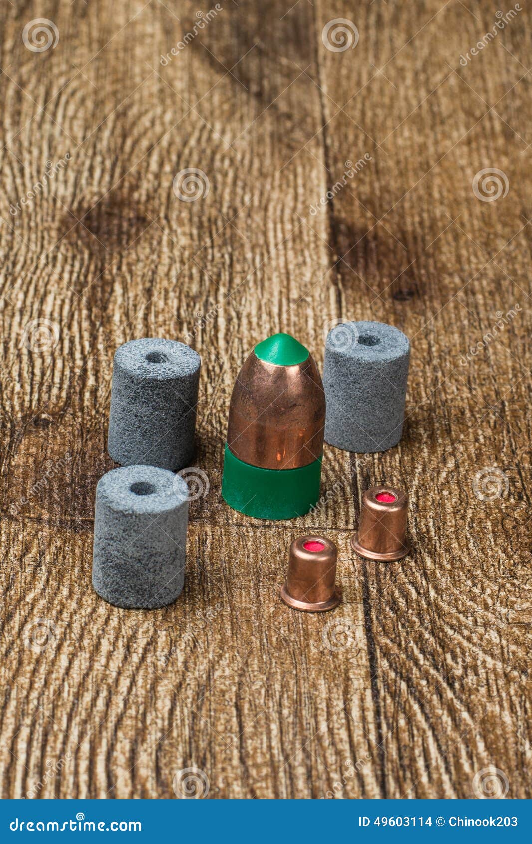Black powder ammunition stock photo. Image of casing - 49603114