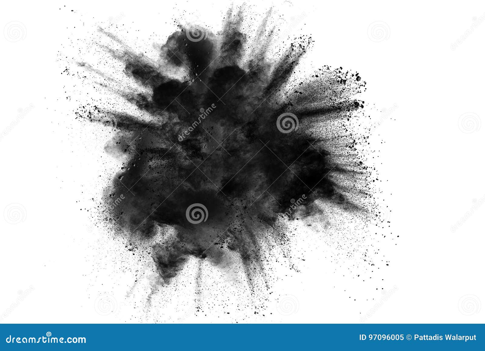 Black powder cloud stock image. Image of dust, motion - 97096005