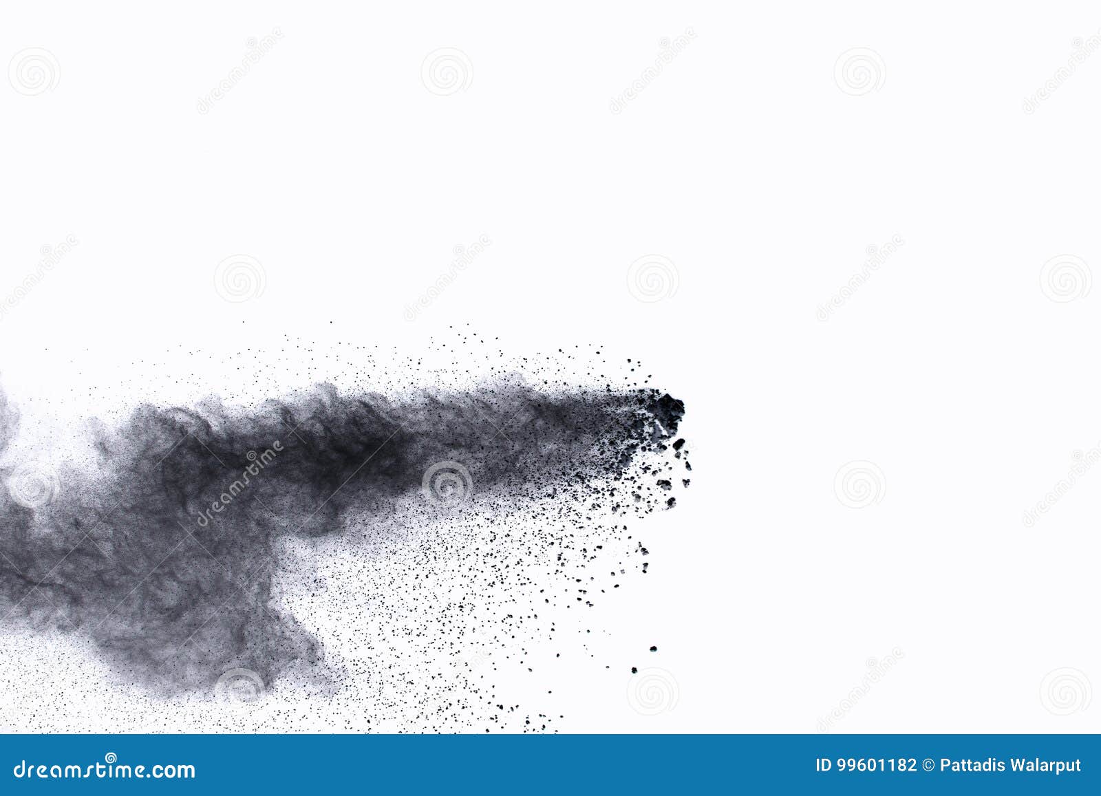 Black powder explosion stock photo. Image of abstract - 99601182