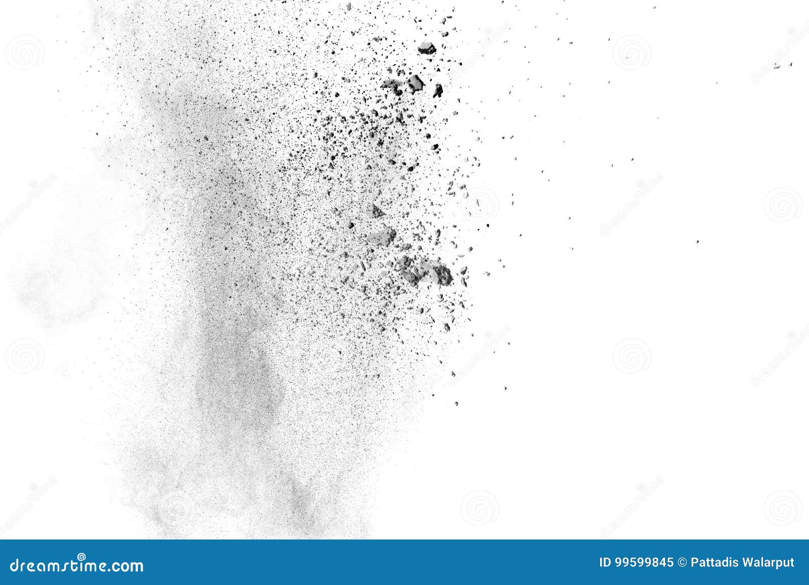 Black powder explosion stock image. Image of blast, charcoal - 99599845