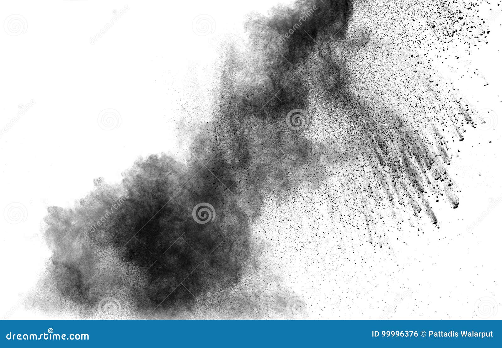 Black powder explosion stock photo. Image of combustible - 99996376