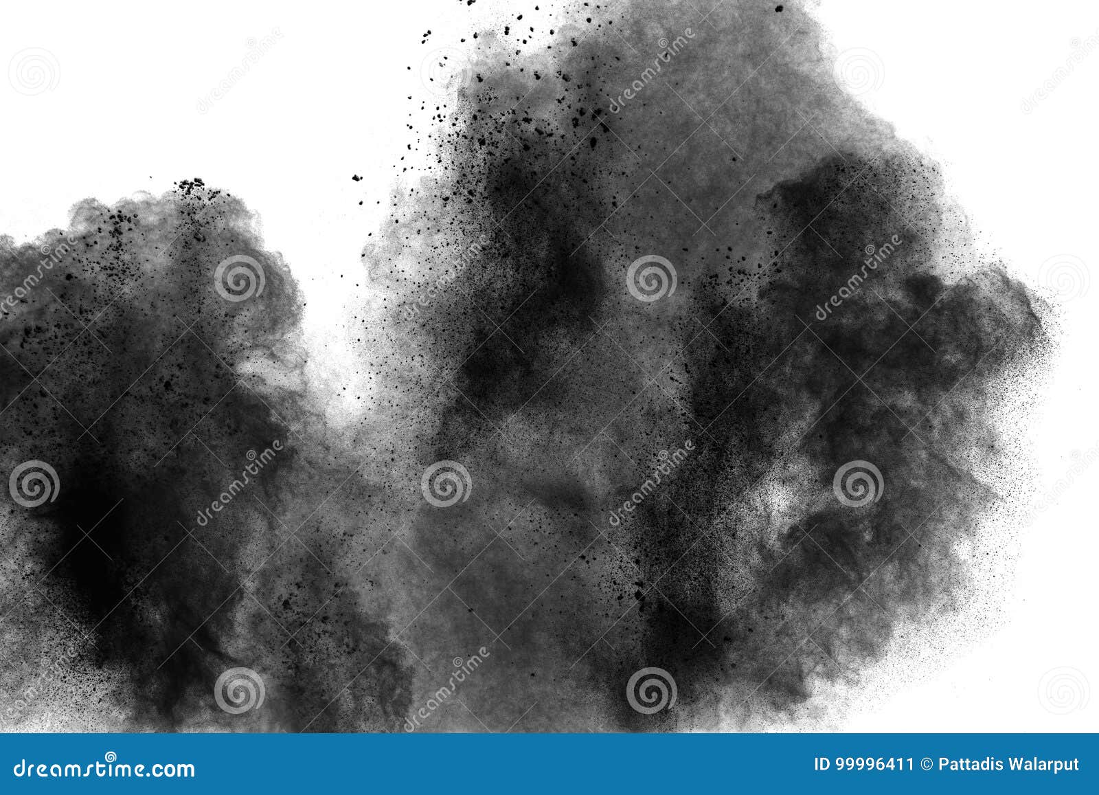 Black powder explosion stock image. Image of explosion - 99996411
