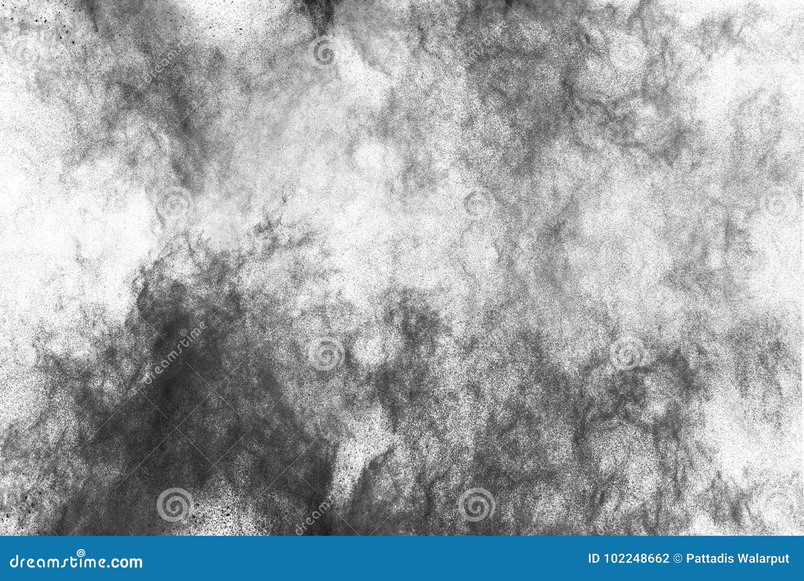 Abstract Black Dust Texture on White Background. Stock Photo - Image of ...