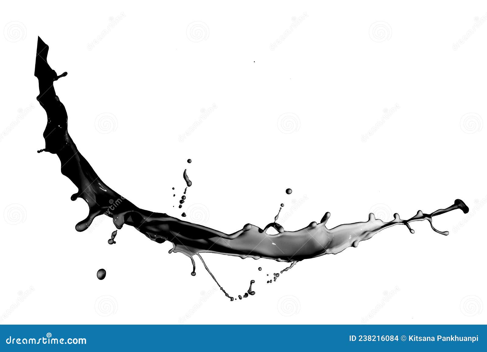 Black Powder Explosion on White Background. Stock Photo - Image of dust ...