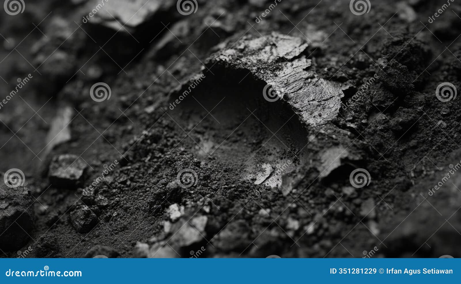 Black Powder Texture Close Up Image Stock Illustration - Illustration ...