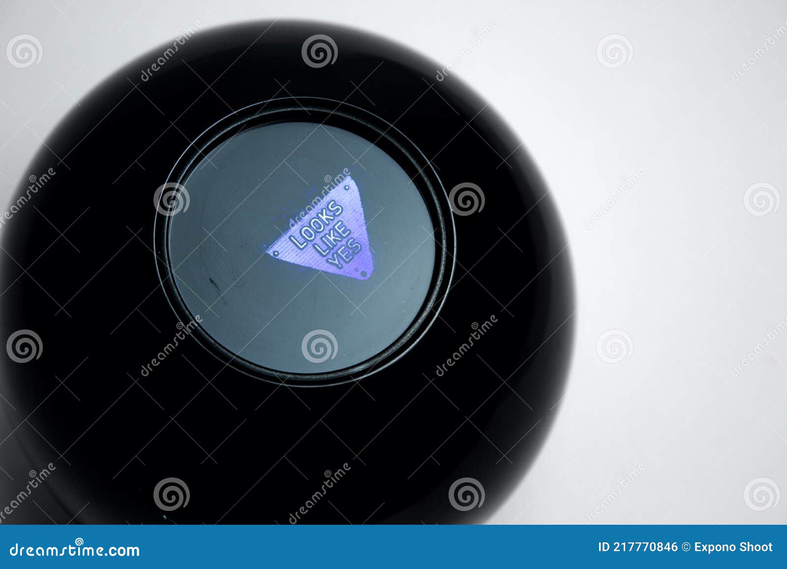 Black Prediction Ball for Decision Making Stock Photo - Image of advice ...