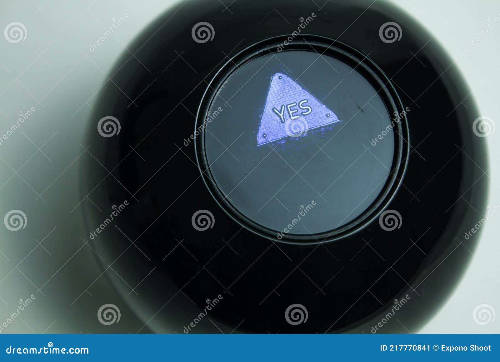 Black Prediction Ball for Decision Making Stock Image - Image of ...