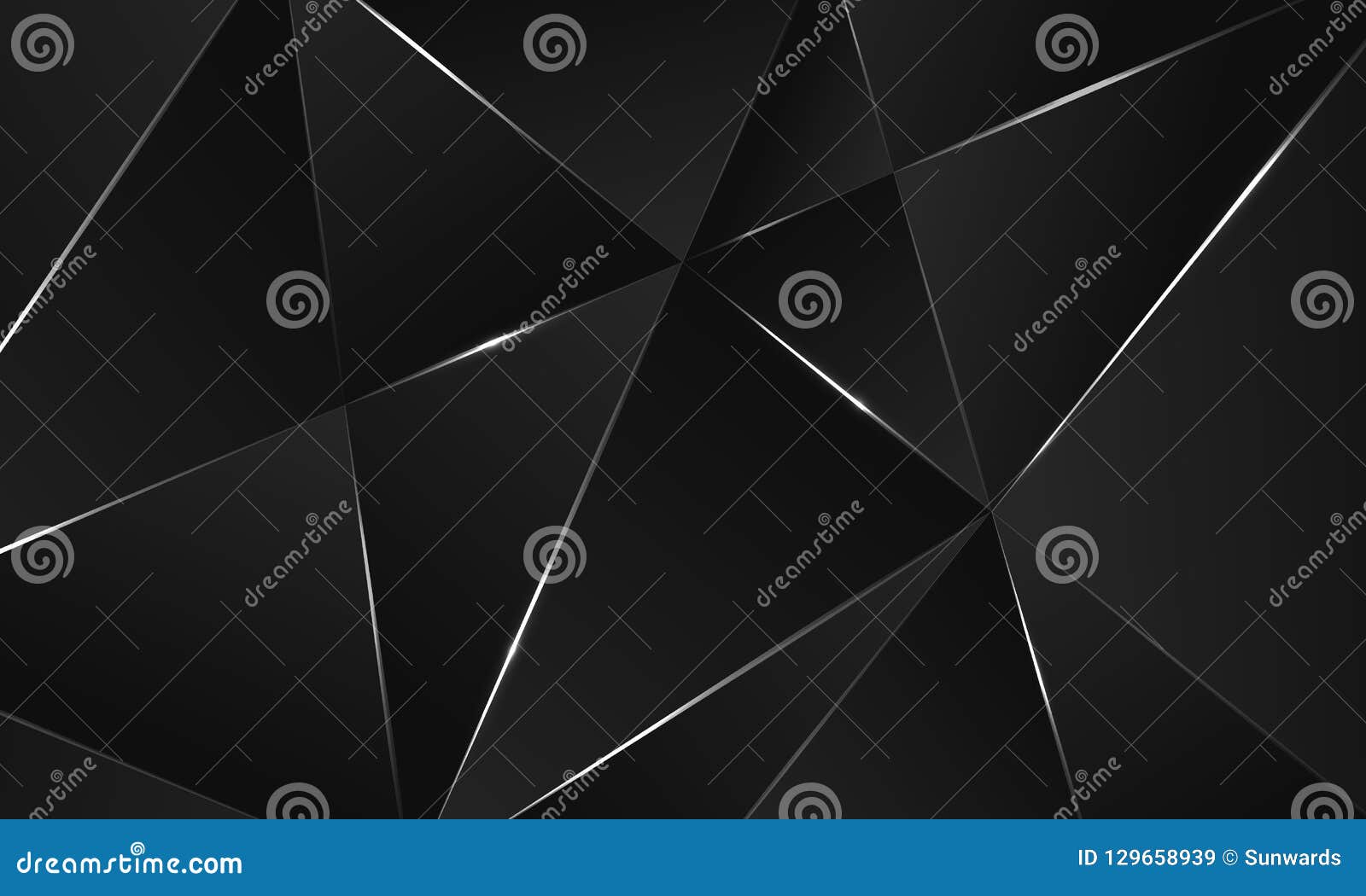 Silver Triangle Pattern Background For Invitation Card Or Holida ...