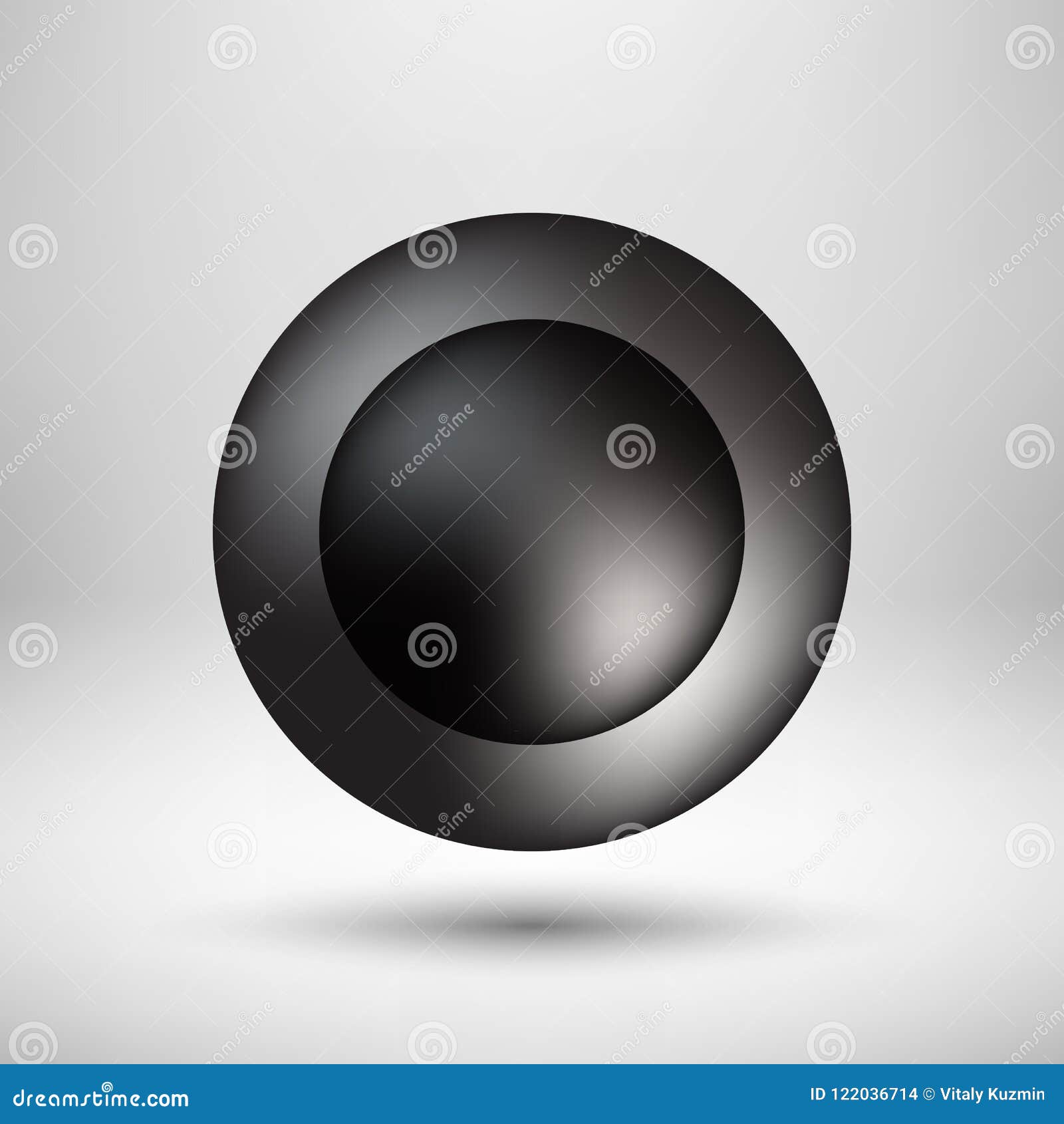 Black Bubble Icon Badge with Light Background Stock Vector ...
