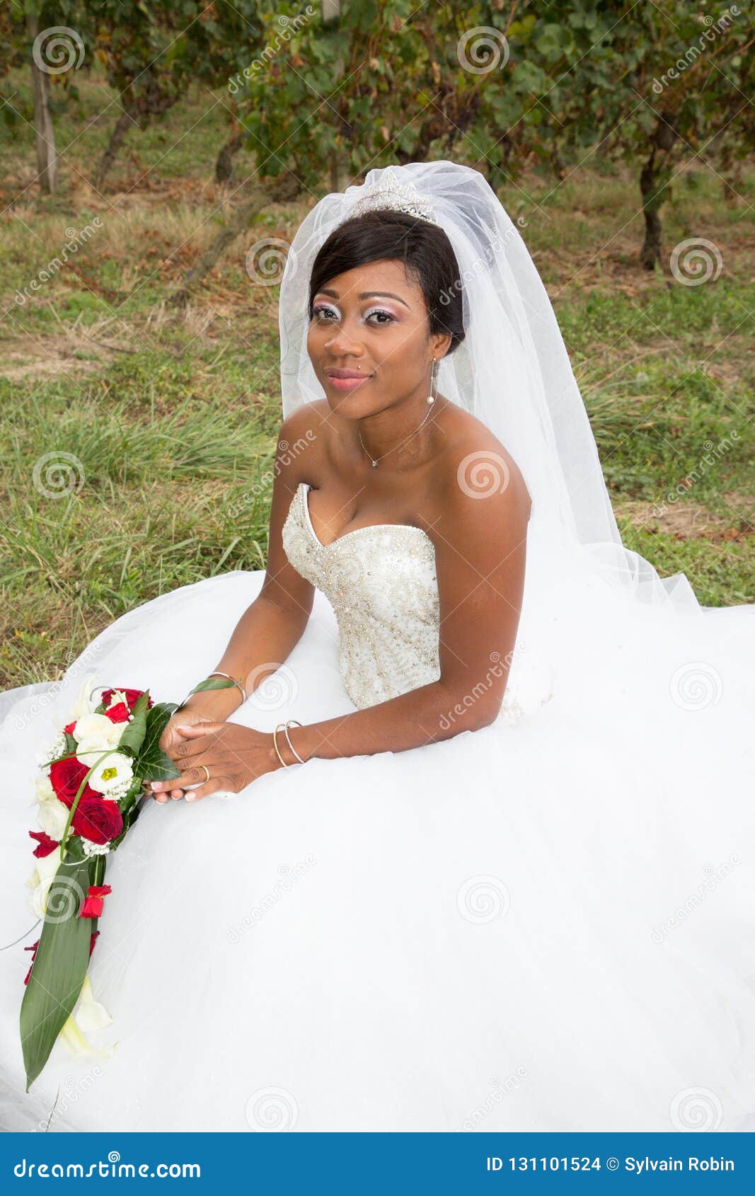 A Black Pretty Ethnic Bride Stock Photo - Image of ethnic, bride: 131101524