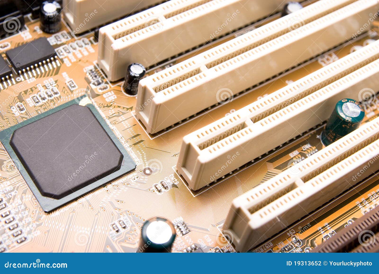 Black processor stock photo. Image of microprocessor - 19313652