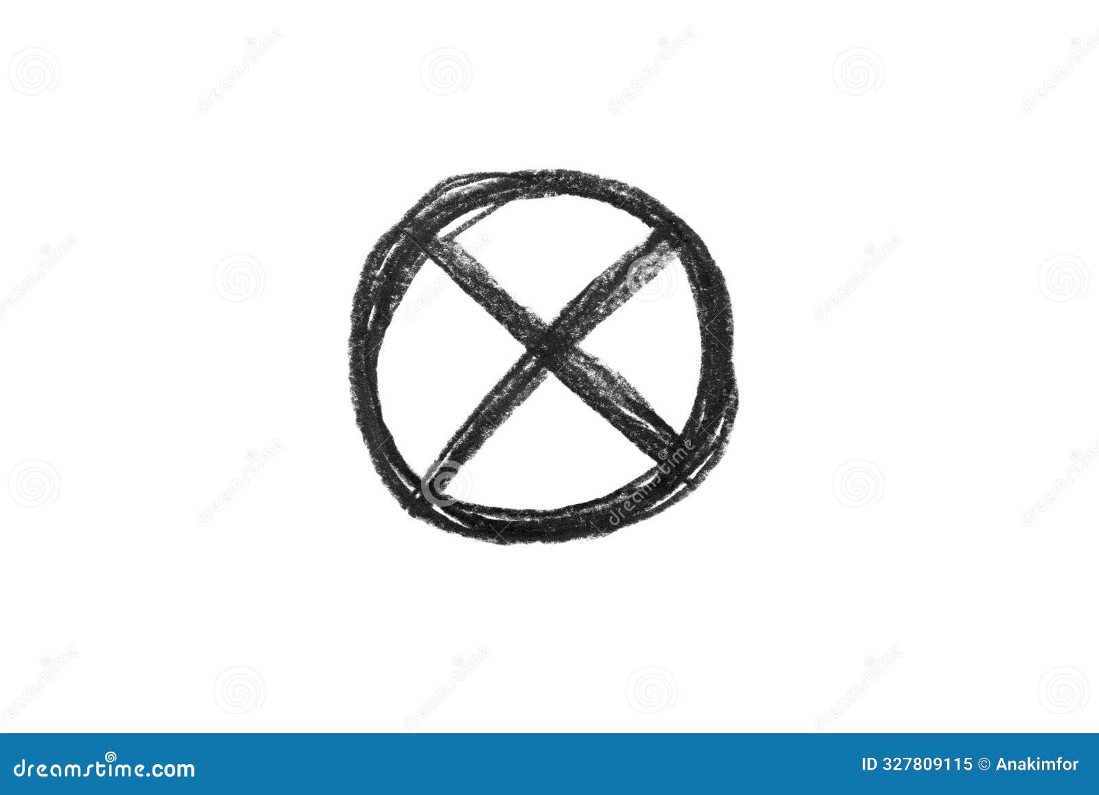 Black Prohibited Sign Isolated on White Background Stock Image - Image ...