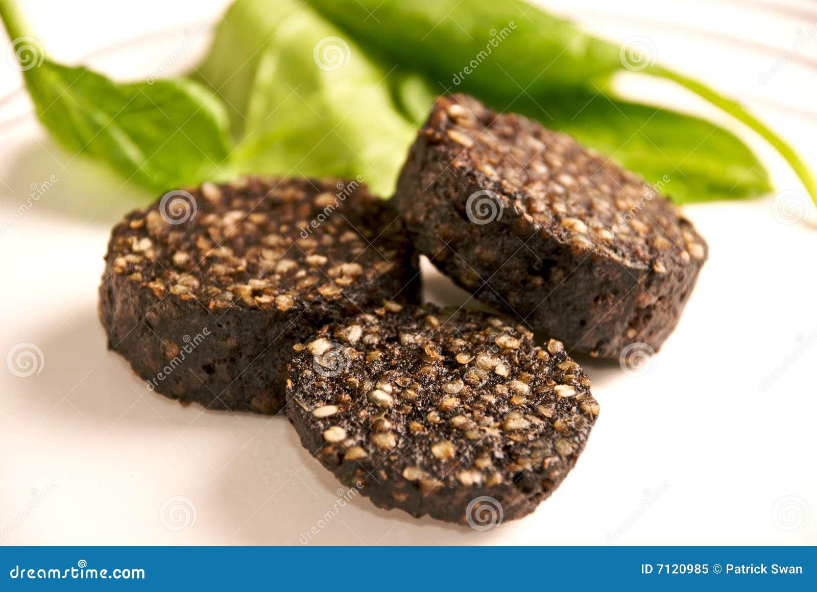 Black Pudding cooked stock image. Image of hangover, toast - 7120985