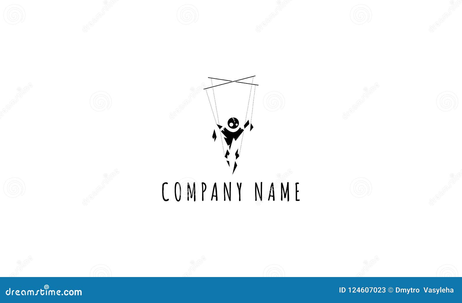 Black Toy Puppet Doll On Hand Icon Isolated On Transparent Background ...