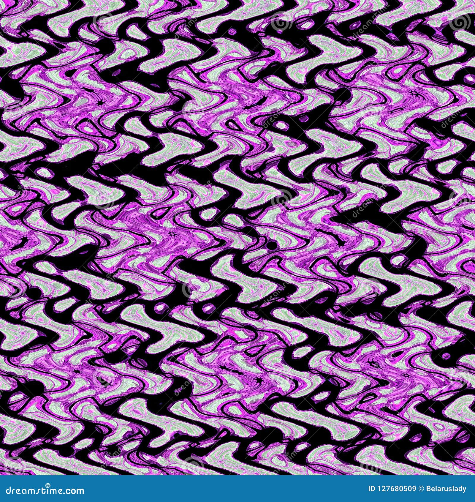 Black and Purple Abstract Zigzag Continuous Pattern Stock Image - Image ...