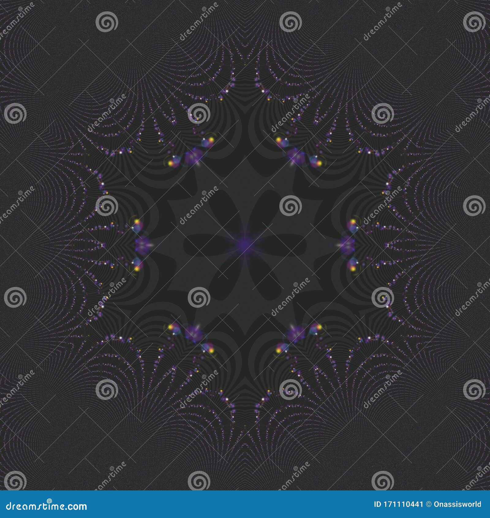 Black Purple Shapes Abstract Background Art Stock Illustration ...
