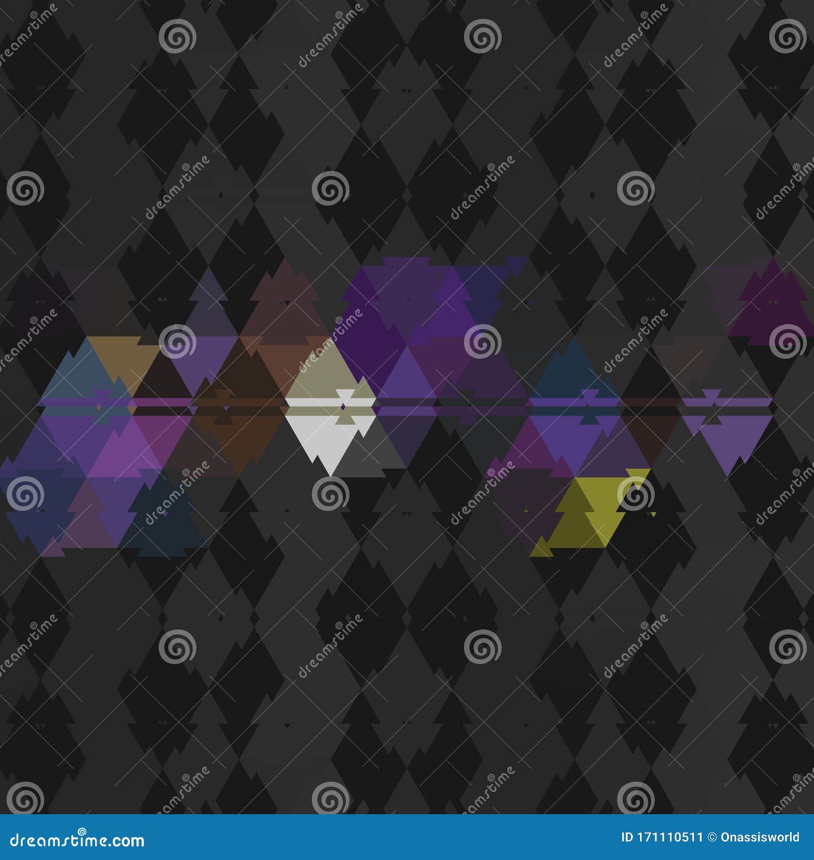 Black Purple Shapes Abstract Background Art Stock Illustration ...