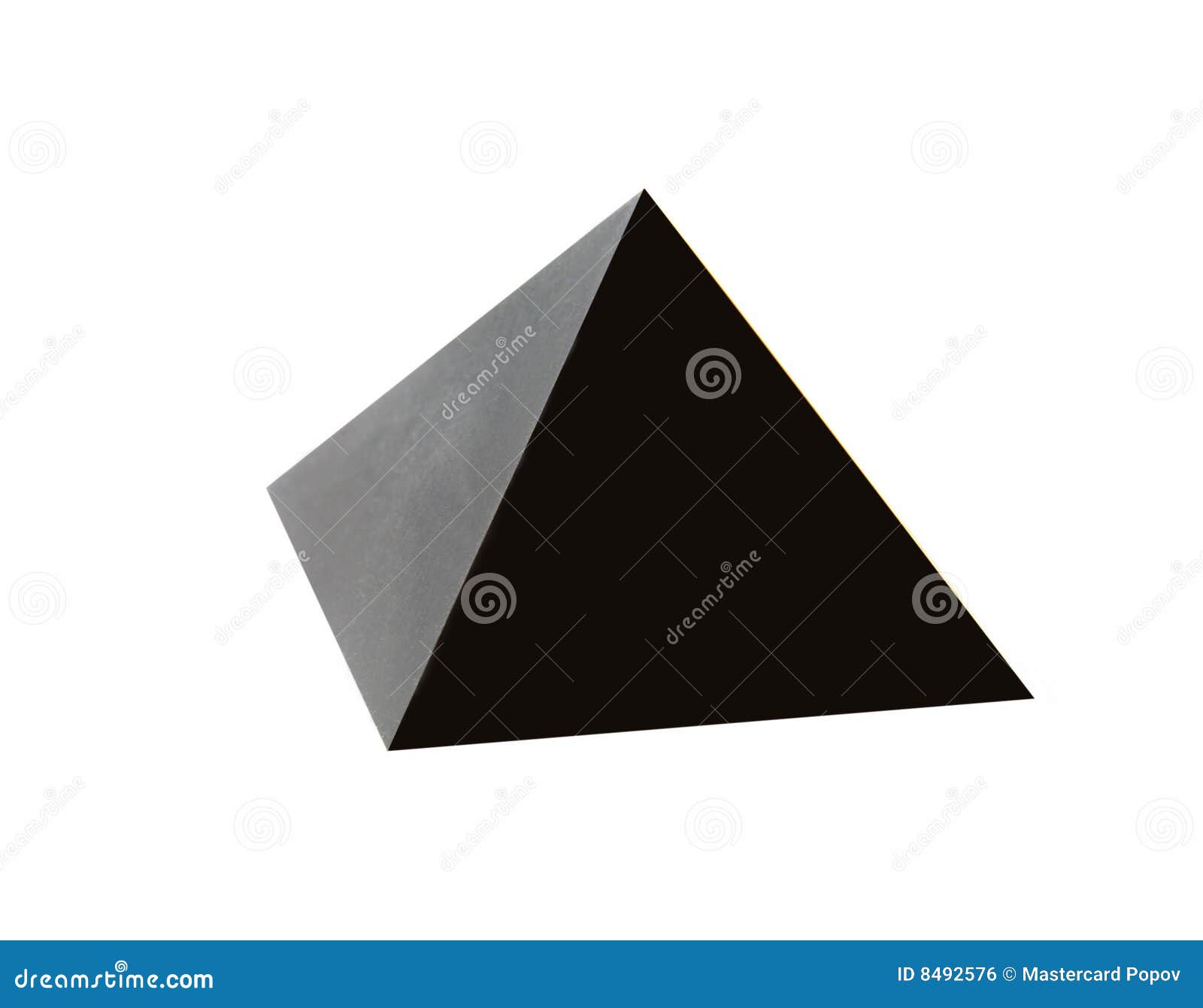 Black pyramid stock photo. Image of verges, black, volume - 8492576