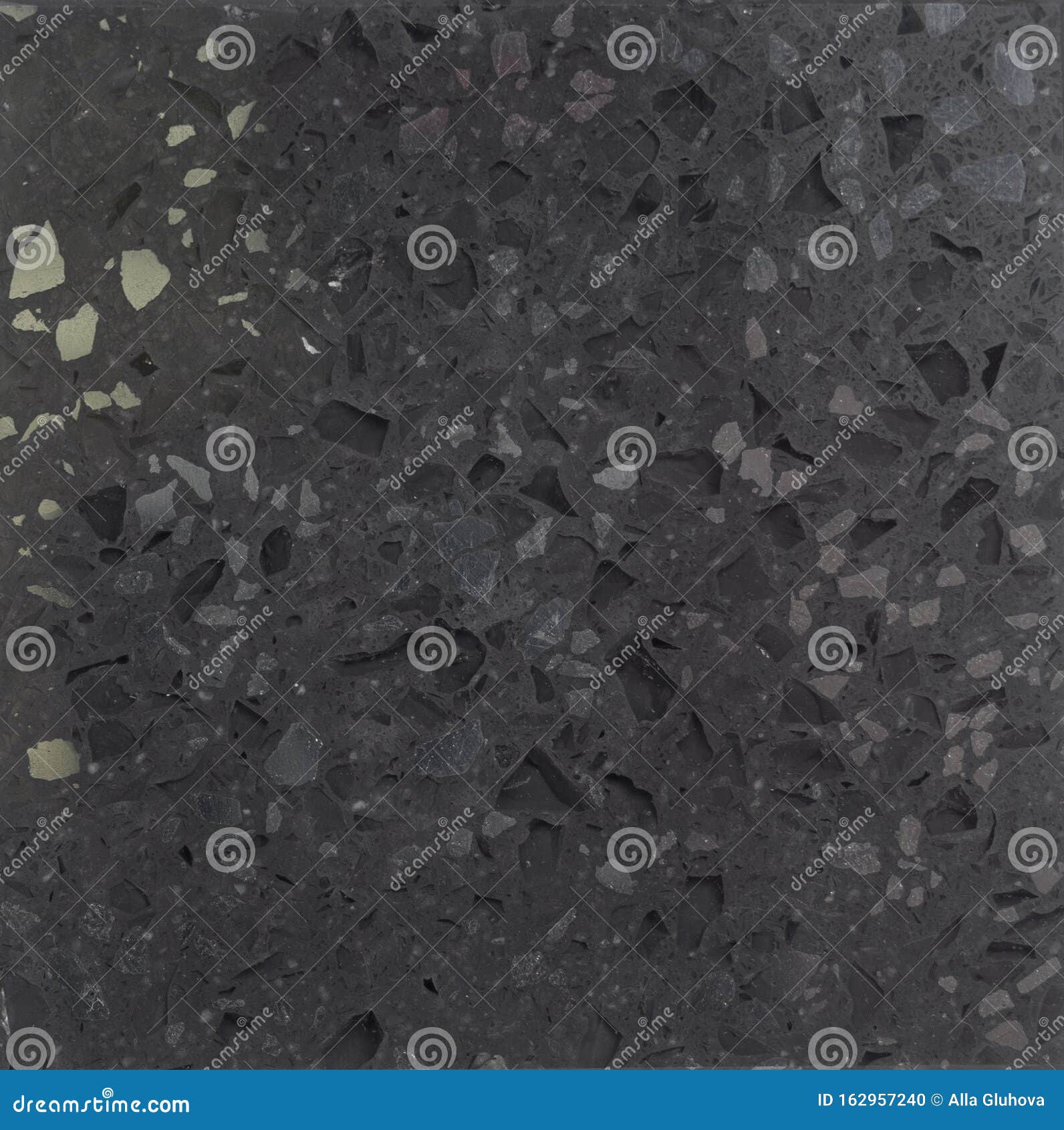 Black Quartz Surface White for Bathroom or Kitchen Countertop. High ...